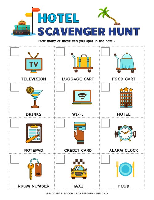 Free Printable Scavenger Hunt Ideas For Adults Printable Free Templates